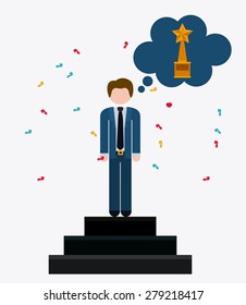Competitive Design Over White Background Vector Stock Vector (Royalty ...