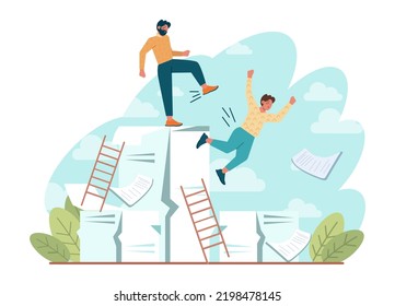 Competitors Concept Business Interpersonal Competition Rivalry Stock ...