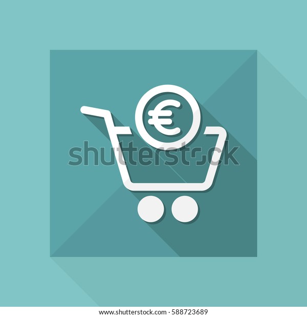 Complete Shopping Paying Euro Stock Vector (Royalty Free) 588723689 ...