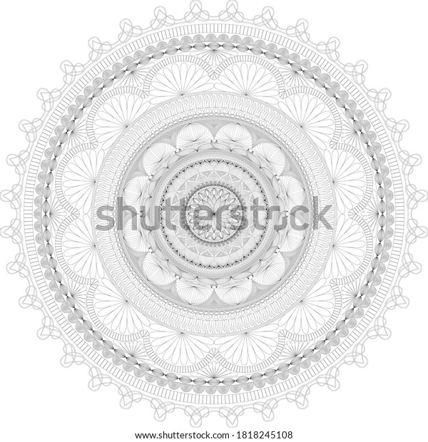 Complex Mandala Arts Decorations Intricate Designs Stock Vector ...