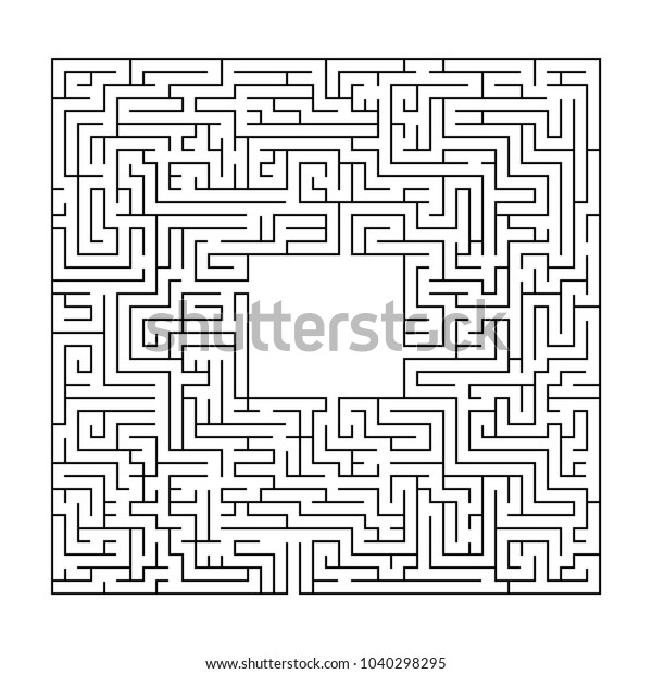 Complex Maze Puzzle Game 3 High เวกเตอร์สต็อก (ปลอดค่าลิขสิทธิ์) 1040298295