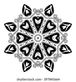 Complex Vector Floral Ornament: เวกเตอร์สต็อก (ปลอดค่าลิขสิทธิ์ ...