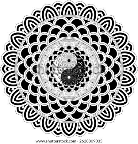 Yin Yang Coloring Pages | Free download on ClipArtMag