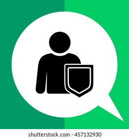 Compliance Manager Simple Icon Stock Vector (Royalty Free) 598795916