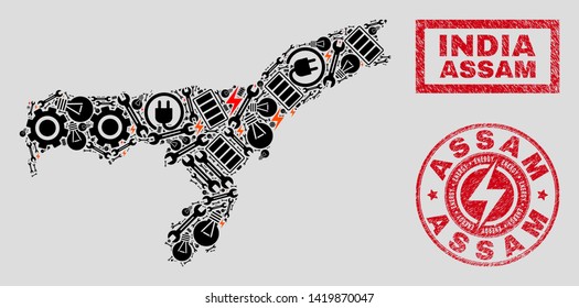 923 Assam map Images, Stock Photos & Vectors | Shutterstock