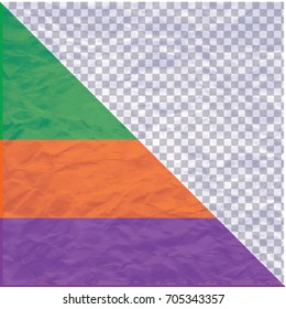 Compressed Paper Isolated On Transparent Background Stock Vector ...