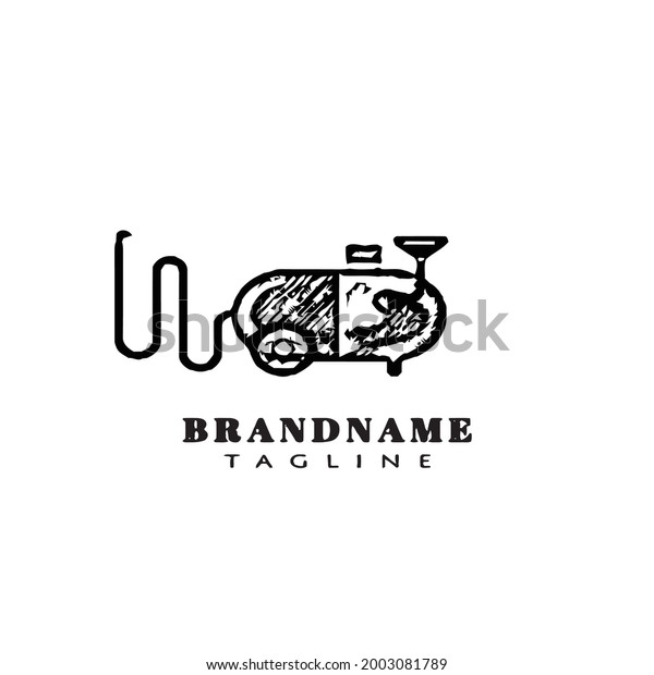 Compressor Logo Icon Design Icons Cute Stock Vector (Royalty Free ...