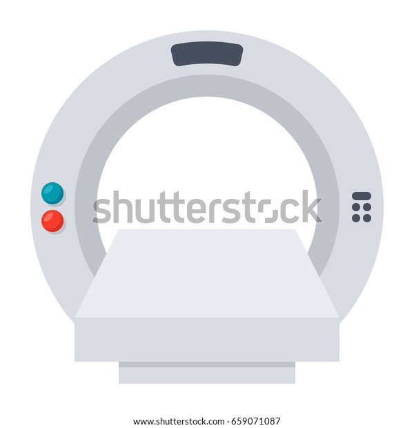 Computed Tomography Concept Magnetic Resonance Imaging Stock Vector ...
