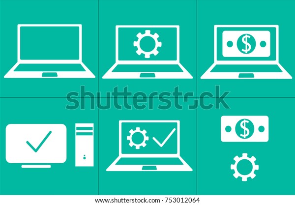 Computer Badge Computer Repair Serviceability Good Stock Vector ...