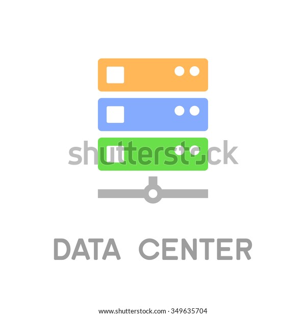 Computer Data Server Logo Icon Vector Stock Vector (Royalty Free ...