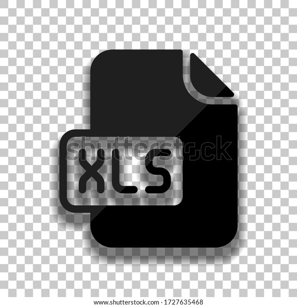 Computer File Xls Symbol Black Glass: เวกเตอร์สต็อก (ปลอดค่าลิขสิทธิ์ ...