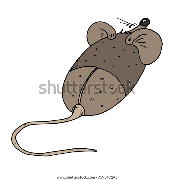 Computer Mouse Vector Illustration Funny Computer Stock Vector (Royalty ...