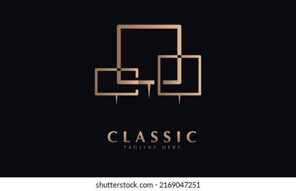 Computer Shape Icon Silhouette Design Vector Stock Vector (Royalty Free ...