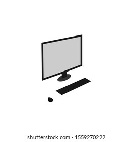 Computer Simple Illustration Clip Art Vector Stock Vector (Royalty Free ...