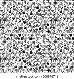 Computers Design Over White Background Vector Stock Vector (Royalty ...