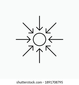 Concentration Icon Mind Concentrate Symbol Vector Stock Vector (Royalty ...
