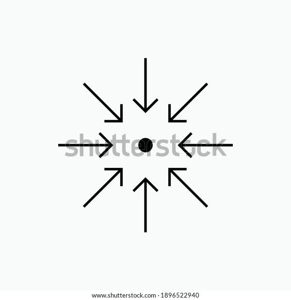 Concentration Icon Mind Concentrate Symbol Vector Stock Vector (Royalty ...