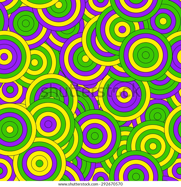 Concentric Colored Circles Modern Abstract Geometric Stock Vector ...