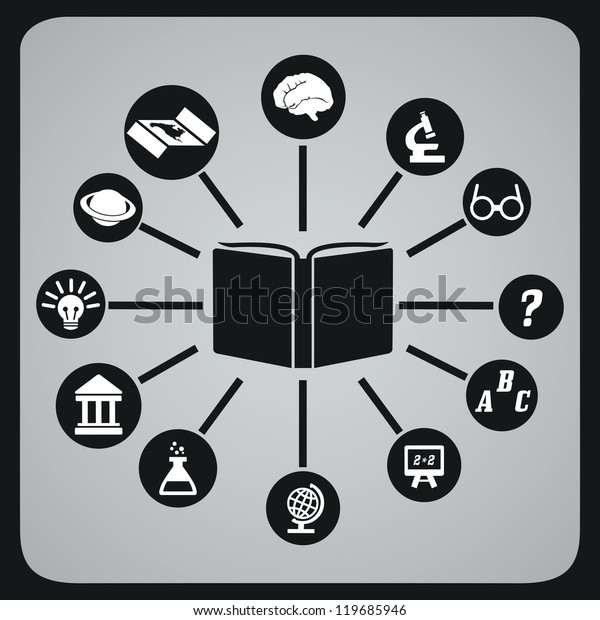 Concept Book Knowledge Vector Illustration Stock Vector (Royalty Free ...