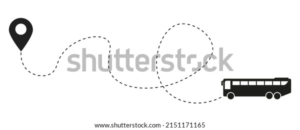 Concept Bus Route Signs On Map: เวกเตอร์สต็อก (ปลอดค่าลิขสิทธิ์ ...