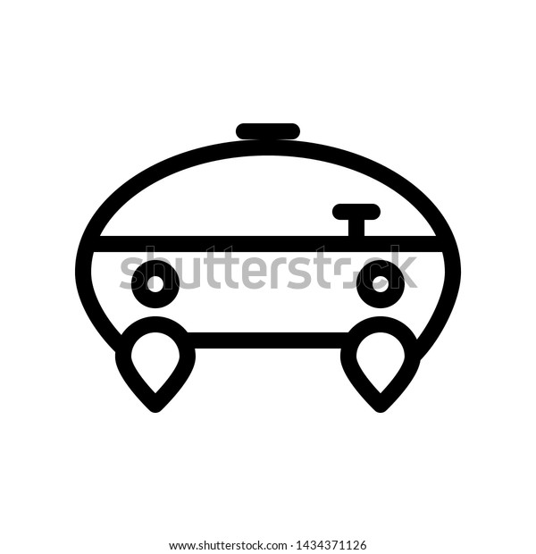 Concept Car Icons Future Cartoon Editable: เวกเตอร์สต็อก (ปลอดค่า ...