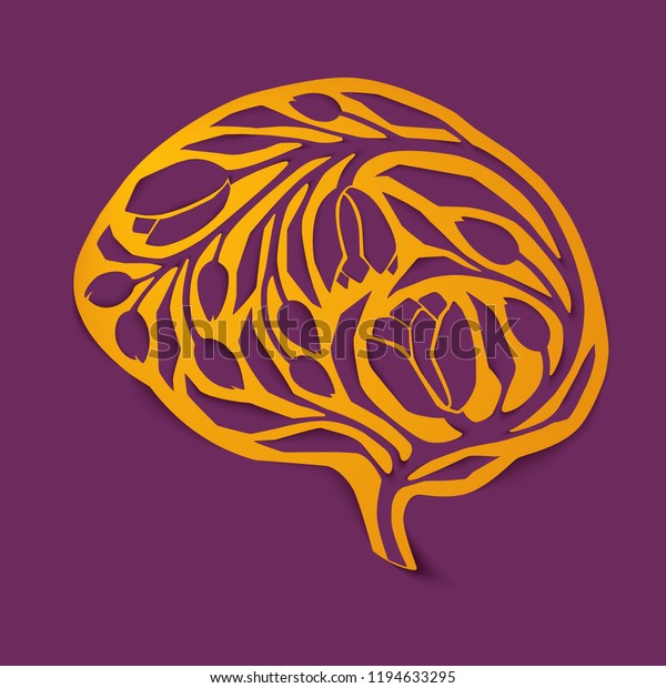 Concept Creative Mind Abstract Human Brain Stock Vector (Royalty Free ...