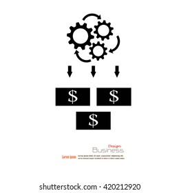Concept Financial Operations Vector Business Concept Stock Vector ...