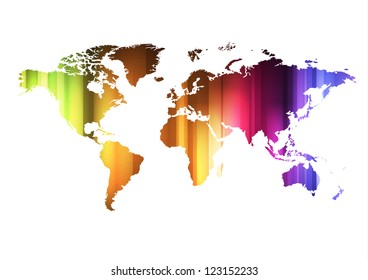 Concept Global Business World Map Vector Stock Vector (Royalty Free ...