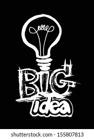 Concept Idea Inspired Bulb Shape Vector Stock Vector (Royalty Free ...