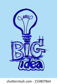 Concept Idea Inspired Bulb Shape Vector Stock Vector (Royalty Free ...
