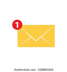 Concept Incoming Email Message Incoming Mail Stock Vector (Royalty Free ...