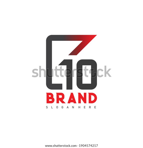 Concept Logo G10 Go Modern Sporty Stock Vector (Royalty Free ...