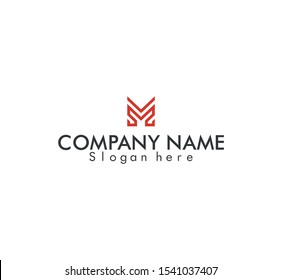 Concept Logo M Company Name Tag Stock Vector (Royalty Free) 1541037407 ...
