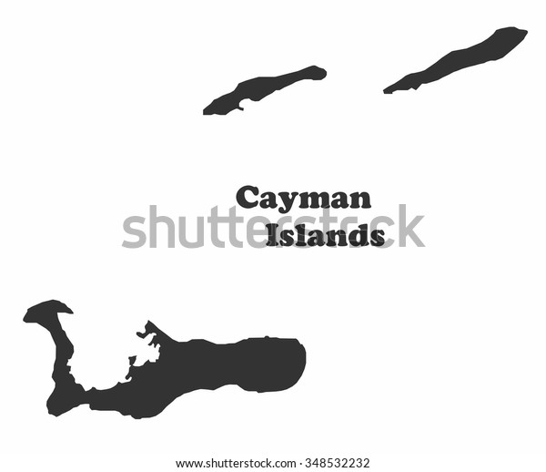 Concept Map Cayman Islands Vector Design Stock Vector (Royalty Free ...