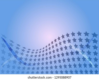 Concept Star Wavy Design Eps 10 Stock Vector (Royalty Free) 1295088907 ...