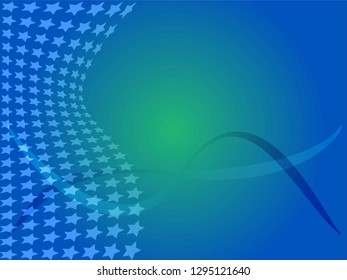 Concept Star Wavy Design Eps 10 Stock Vector (Royalty Free) 1295121640 ...