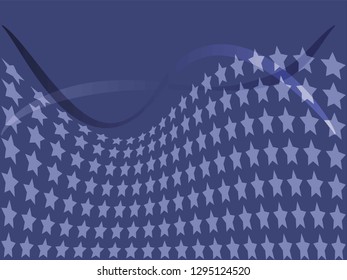 Concept Star Wavy Design Eps 10 Stock Vector (Royalty Free) 1295124505
