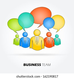 Concept Union Team Leadership Group Community Stock Vector (Royalty ...