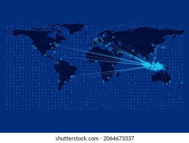 3,377 Indonesia maps connection Images, Stock Photos & Vectors ...