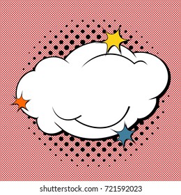 Conceptual Cloud Art Comic Style Cloud Stock Vector (Royalty Free ...
