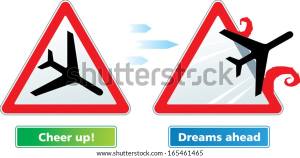 Conceptual Illustration Freedom Breaking Borders Stock Vector (Royalty ...