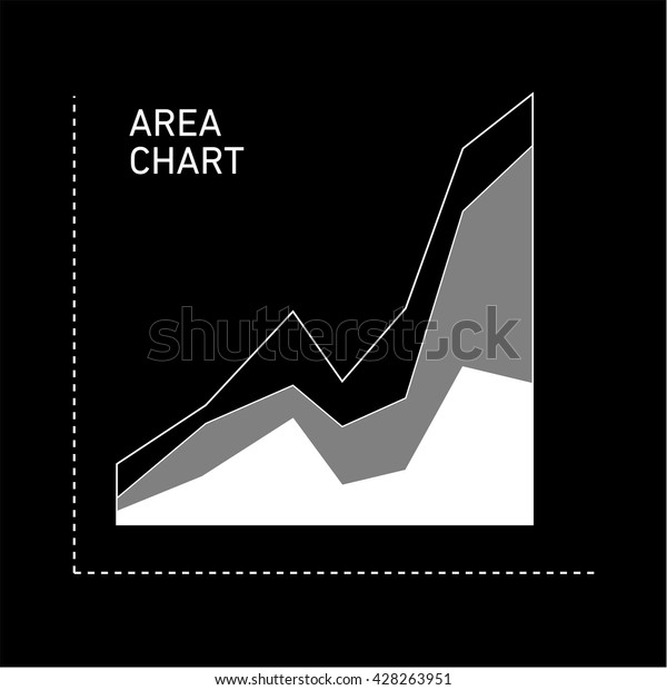 Conceptual Infographic Area Chart Modern Flat Stock Vector (Royalty ...