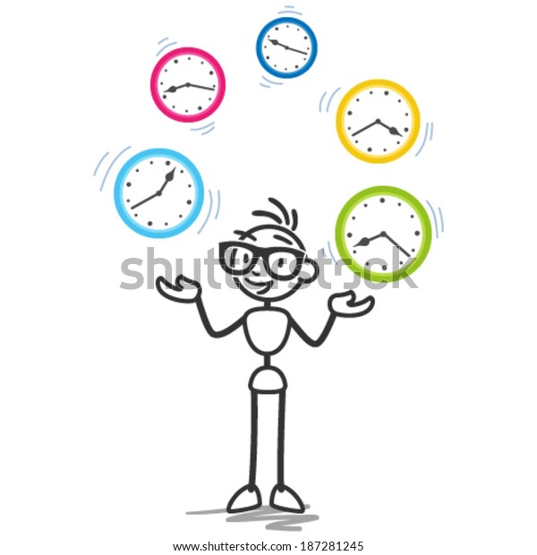 Conceptual Vector Stick Figure Illustration Stickman: стоковая ...