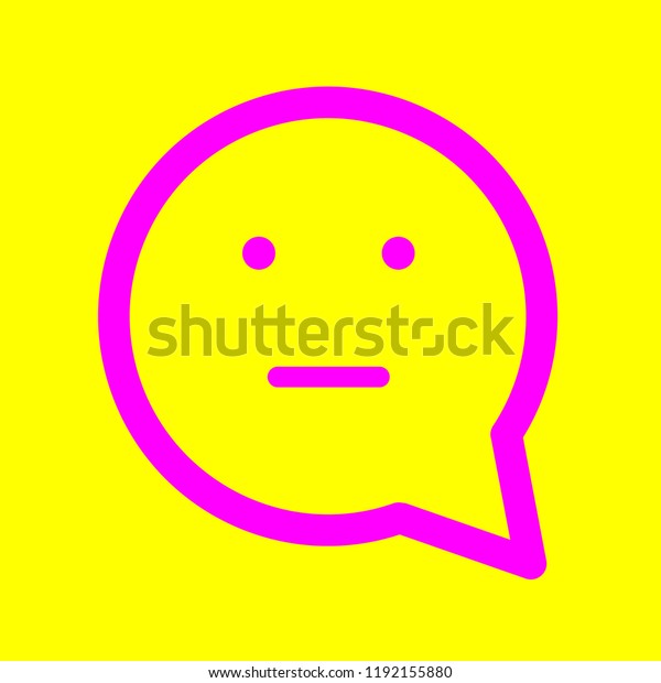 Concerned Human Face Icon Stock Vector Stock Vector (Royalty Free ...