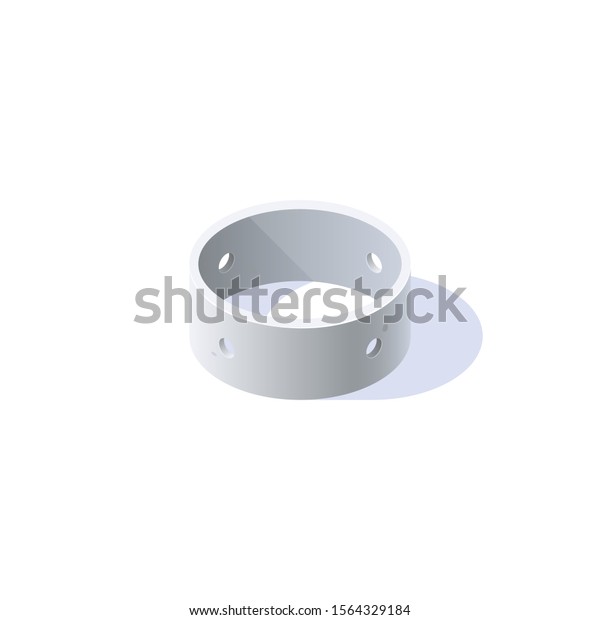 Concrete Chamber Section Precast Soakaway Ring: stockvector ...