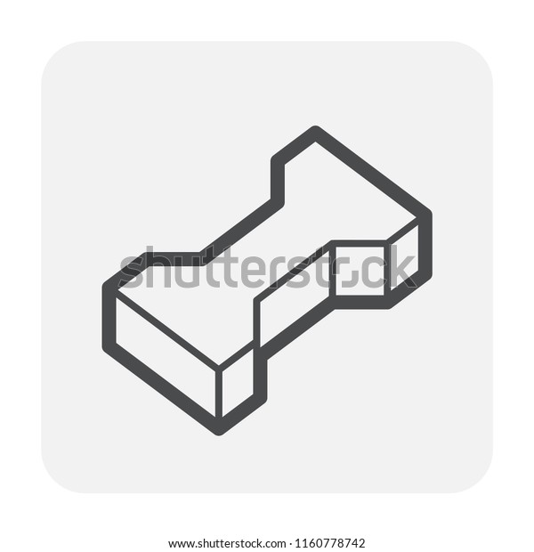 Concrete Paver Block Pavement Floor Brick Stock Vector (Royalty Free ...