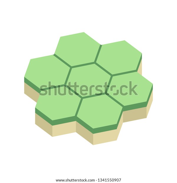 Concrete Paver Block Pavement Floor Brick Stock Vector (Royalty Free ...