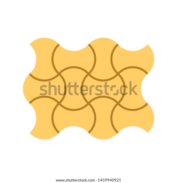 Concrete Paver Block Pavement Floor Brick Stock Vector (Royalty Free ...