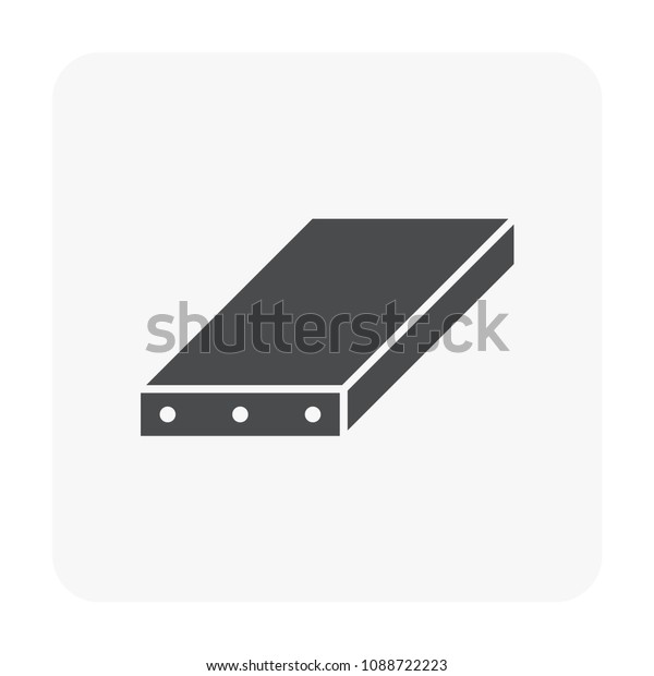 Concrete Slab Floor Icon Set Stock Vector (Royalty Free) 1088722223 ...