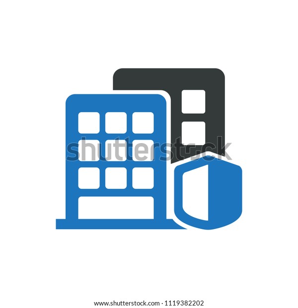 Condominium Insurance Icon Stock Vector (Royalty Free) 1119382202